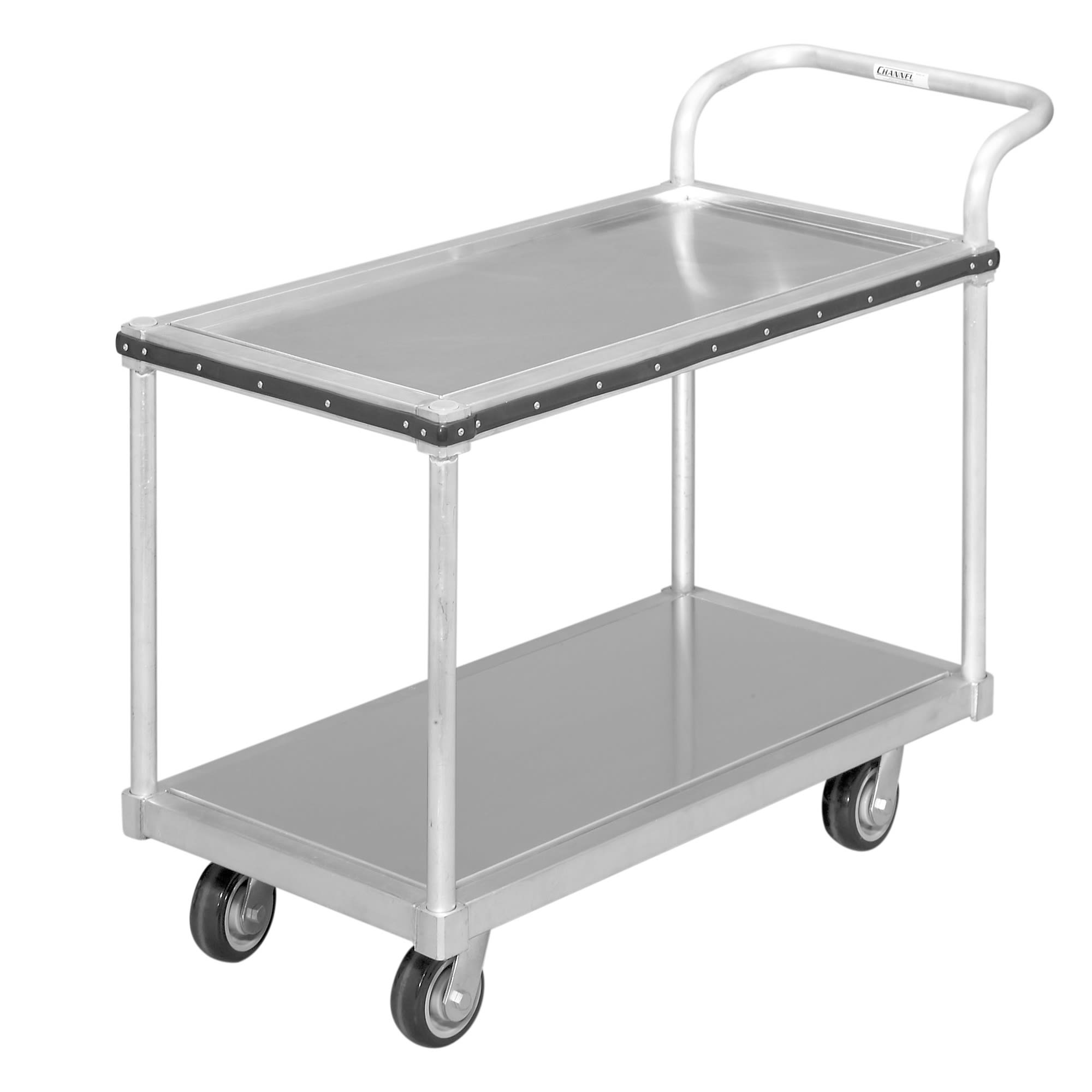 Channel Wet Product Cart w/ (2) Shelves (WPC2539)