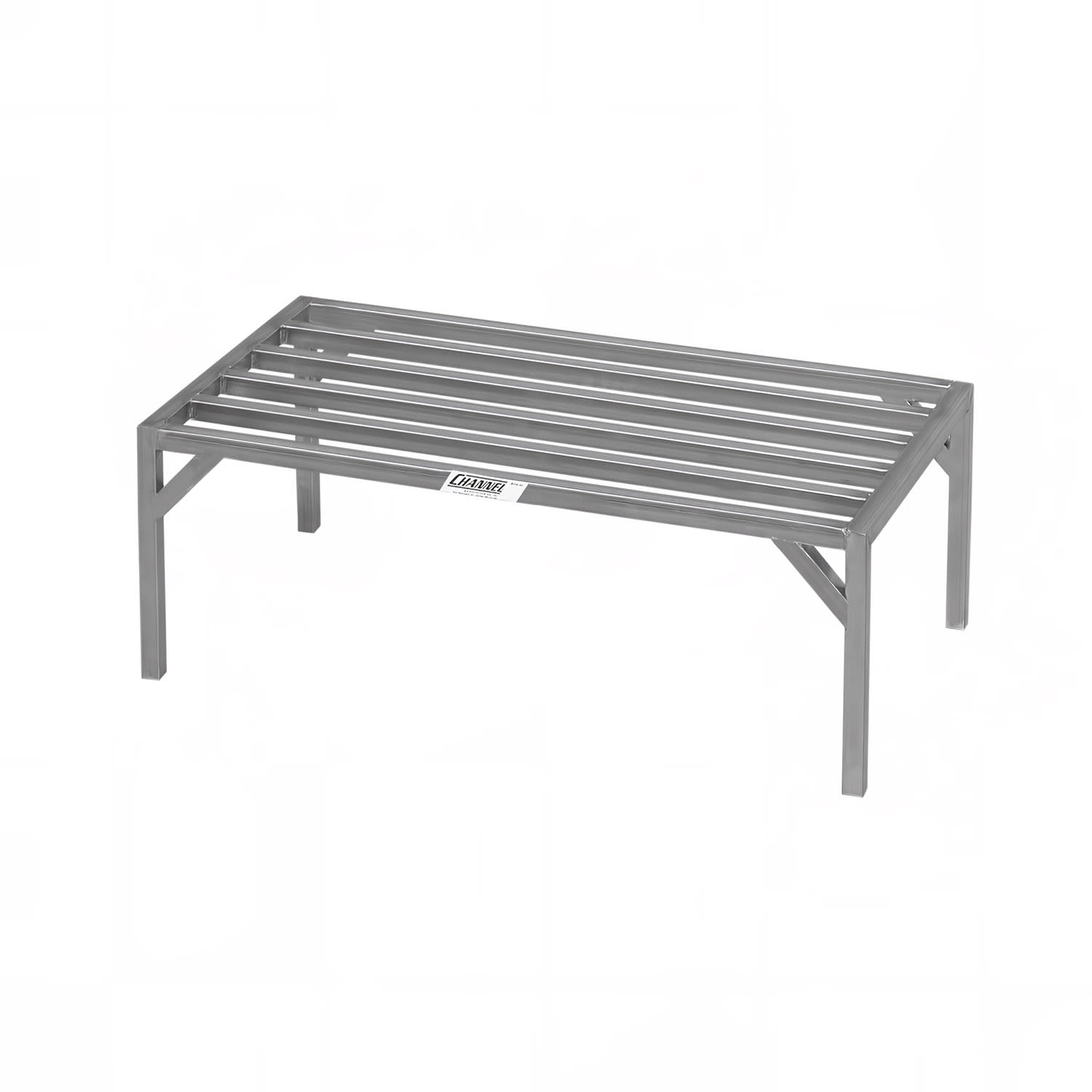 Channel 60" Stationary Dunnage Rack w/ 4000 lb Capacity, Stainless ...