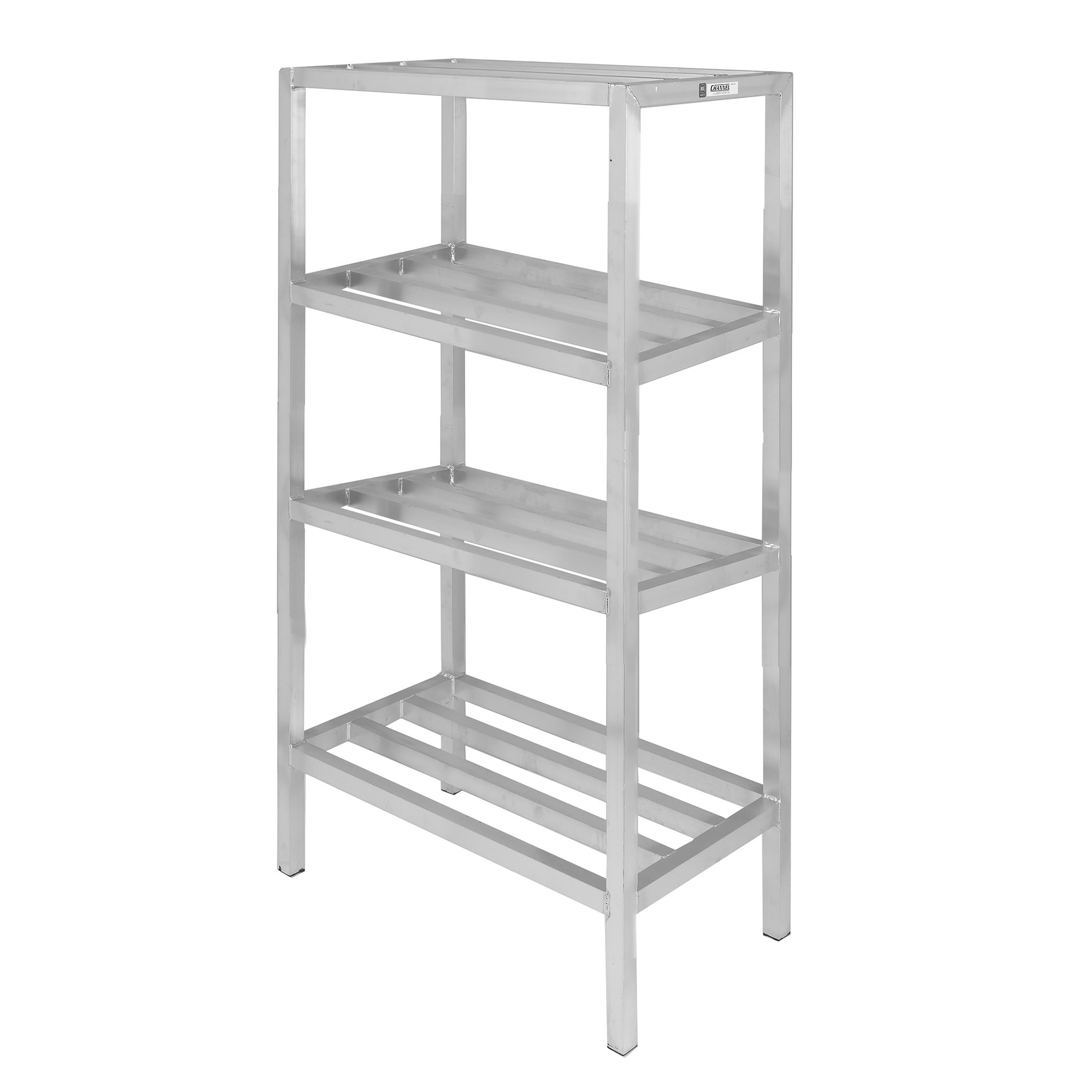 Channel 48" Heavy-duty Shelving Unit w/ 2500 lb Capacity, Aluminum ...
