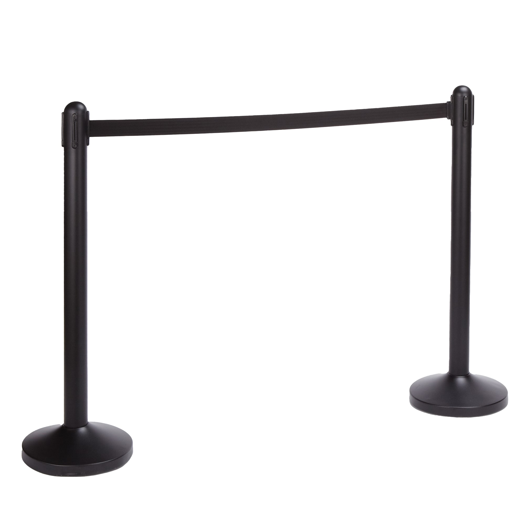 American Metalcraft RSBPBL 40" Barrier Post/Base System - Black