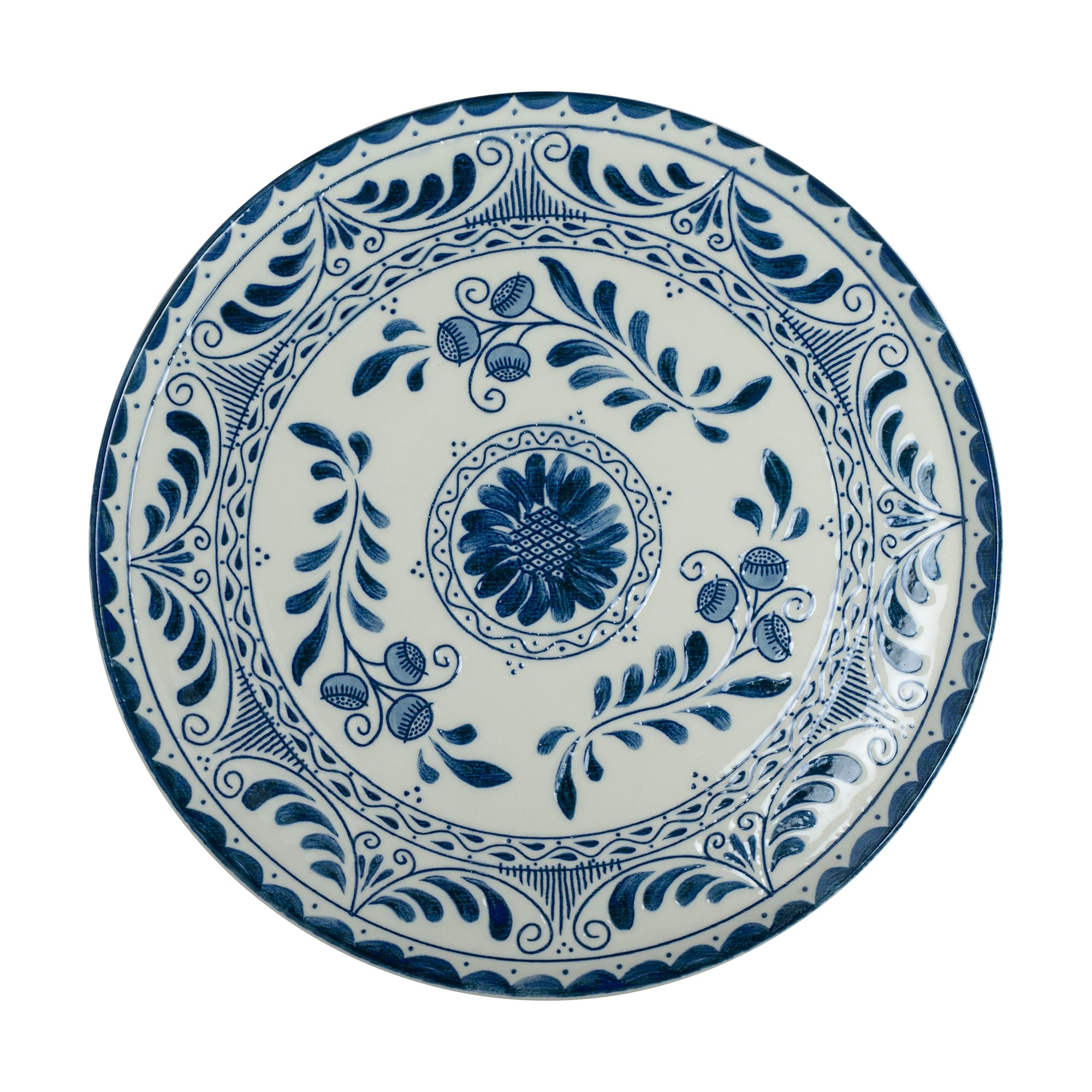 Steelite A102P804 5 3/4" Round Plate - China, Talavera Blue