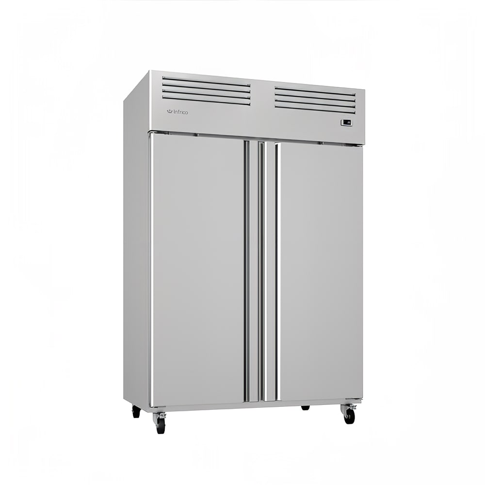 Infrico IRR-AGB49 54 1/2" Two Section Reach In Refrigerator, (2) Left ...