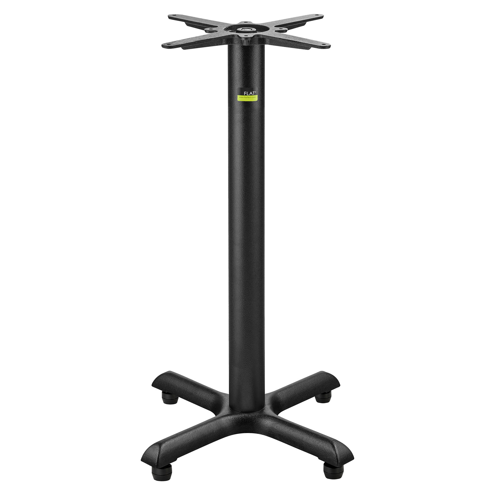 Flat Tech CT2086 34 3/4"H Counter Height Table Base for 28" Round/Square Table Tops, Cast Iron