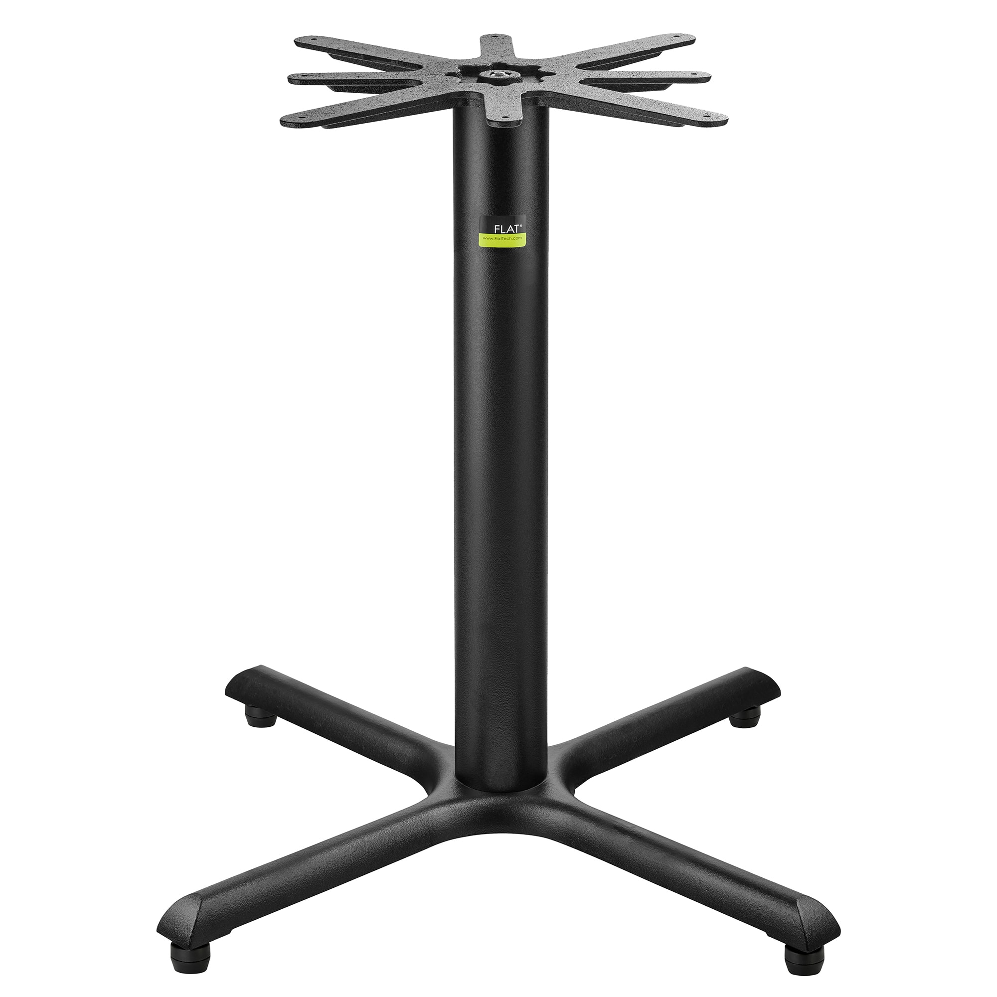Flat Tech CT2090 34 3/4"H Counter Height Table Base for 44" Square & 54" Round Table Tops, Cast Iron