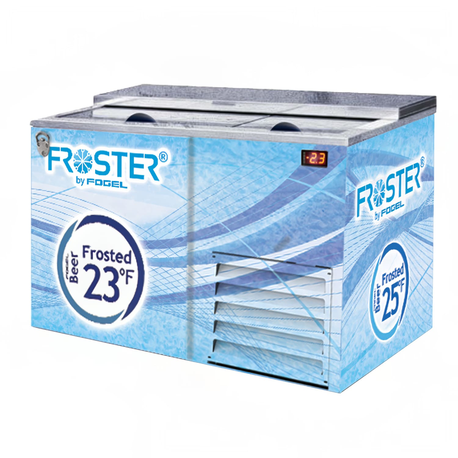 Fogel FROSTER-B-50-HCB 51 1/4" Forced Air Bottle Cooler - Holds (336 ...