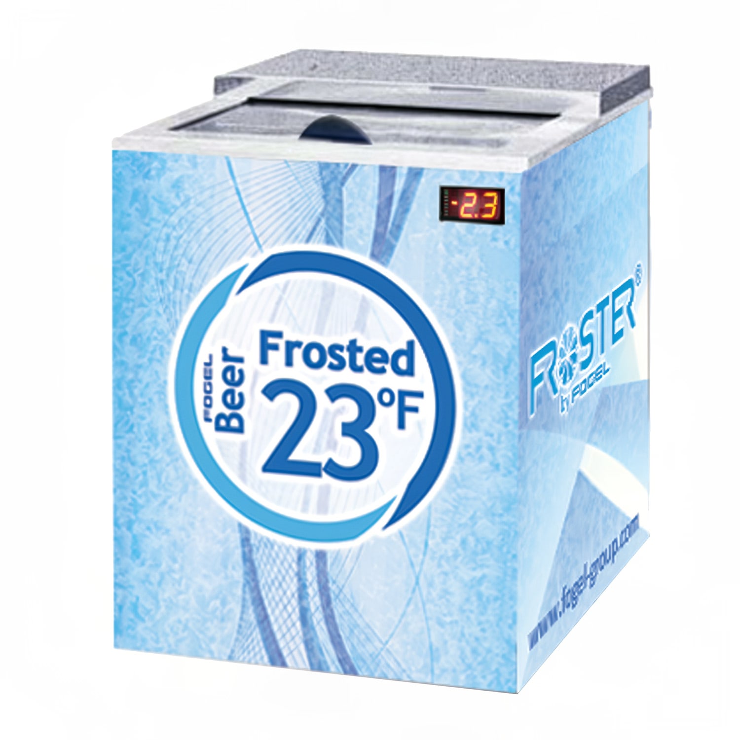 Fogel FROSTER-B-25-HCB 26" Forced Air Bottle Cooler - Holds (96) 12 oz ...