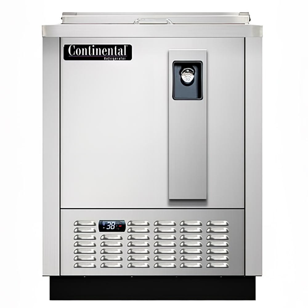 Continental BC24NSS 24" Forced Air Bottle Cooler - Holds (108) 12 oz ...
