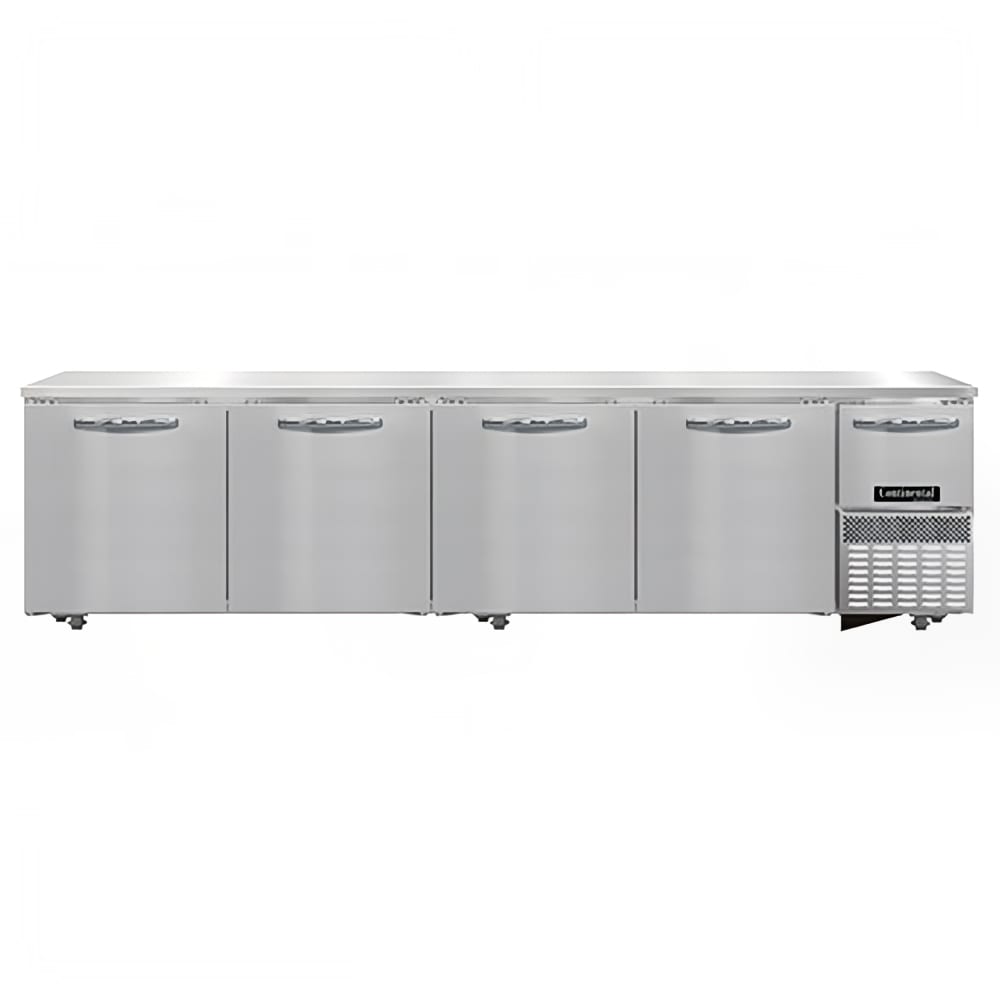 Continental RA118N-U 118" W Undercounter Refrigerator w/ (5) Sections ...