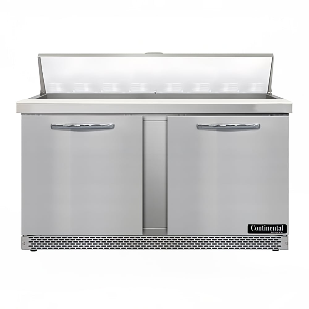 Continental D60N16-FB 60" Designer Line Sandwich/Salad Prep Table w ...