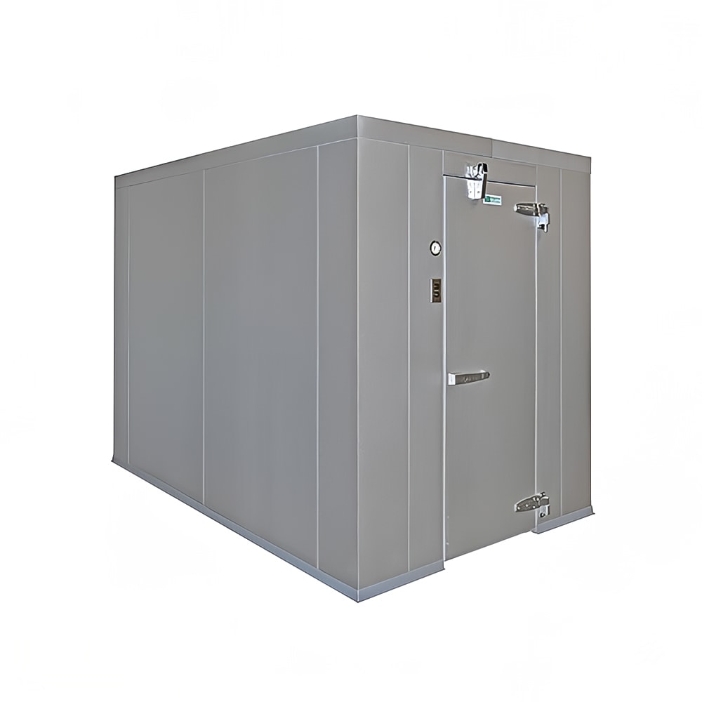 Imperial Brown 6' x 8' Indoor Walk-In Freezer w/ Top-Mounted Compressor ...