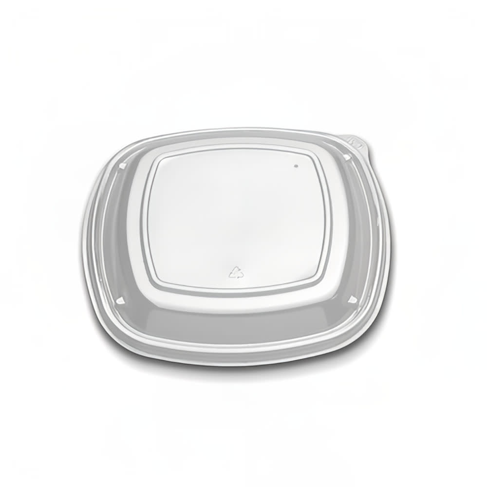D&W Fine Pack 9" Dome Lid - Polystyrene, Clear (CL213-090-1)