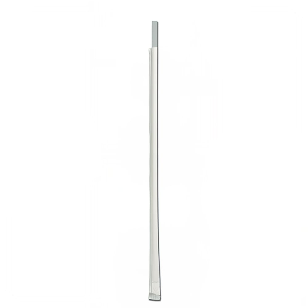 D&W Fine Pack 7 3/4" Wrapped Jumbo Straws - Polypropylene, Clear ...
