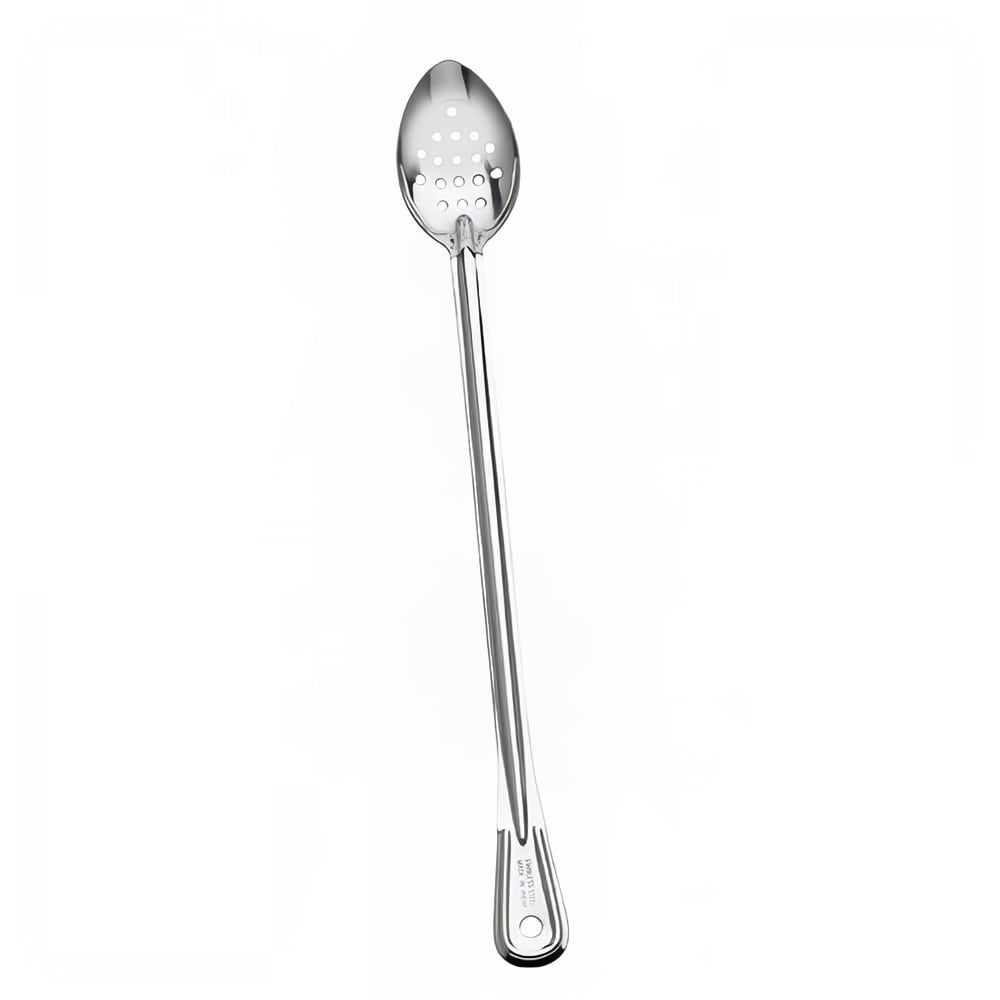 Browne Serving Spoon, 21 in, Perforated, Extra Long Handle, Stainless ...