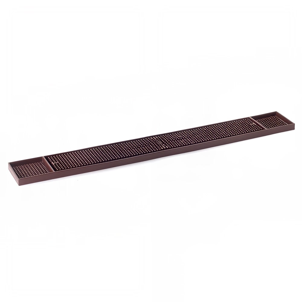 Browne Rectangular Bar Mat - 27" x 3 3/10", Rubber, Brown (57486812)