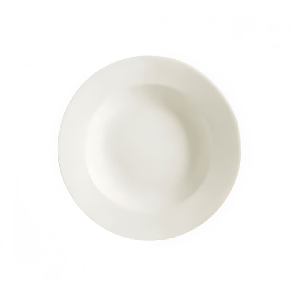 CAC 10 oz Round REC Pasta Bowl - Ceramic, American White (REC-3)