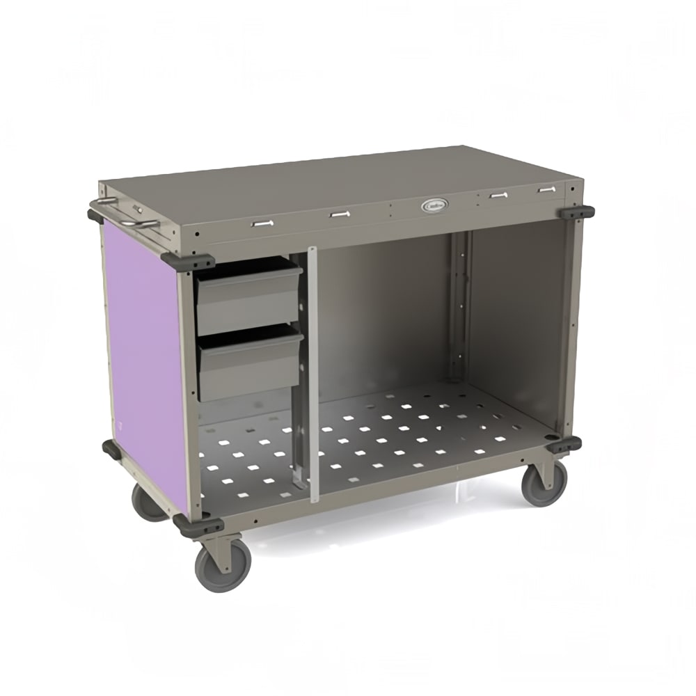 Cadco CBC-PHRX-L7 52 1/2" Mobile Demo/Sampling Cart w/ (2) Drawers ...