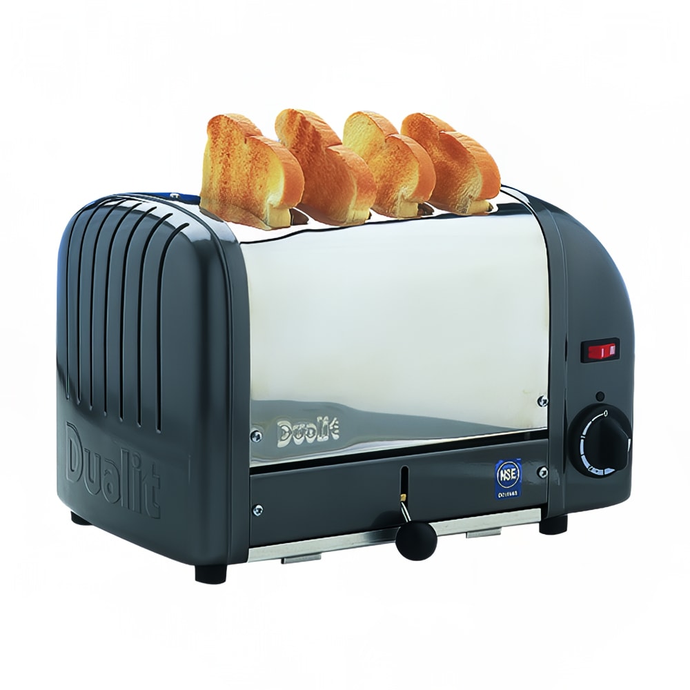 Cadco CTW-4M Slot Toaster w/ 4 Slice Capacity & 1"W Product Opening - 120v