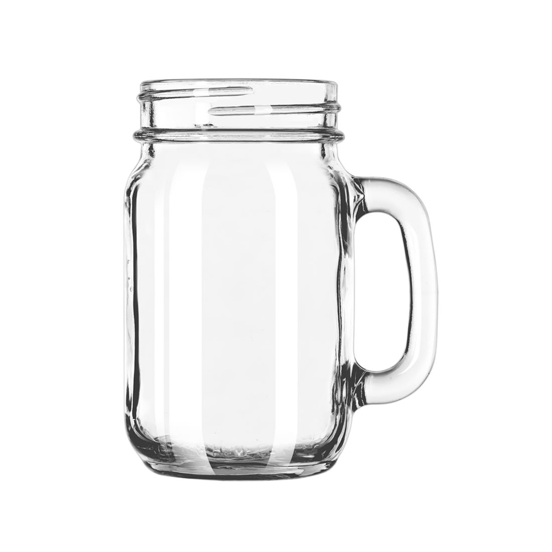 Libbey 97084 16 1/2 oz County Fair Plain Panel Drinking Jar