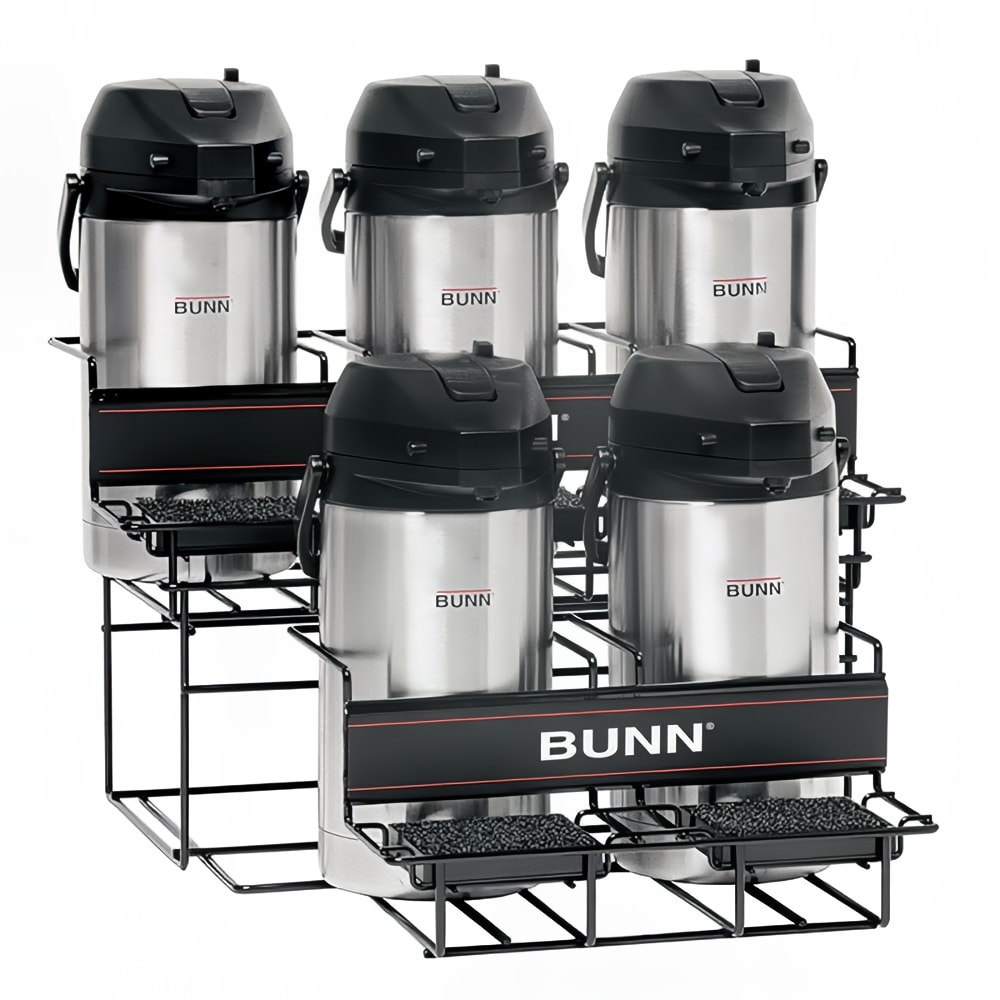 Bunn UNIV-4 APR Universal Airpot Rack, For 5 Airpots, Holds 3 Upper/2 ...