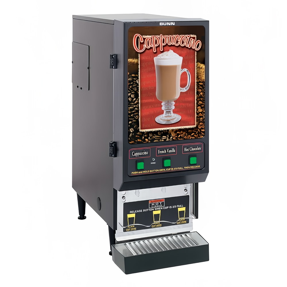 Bunn FMD-3 Fresh Mix Hot Powdered Drink Machine, 3 Hoppers, Cafe ...