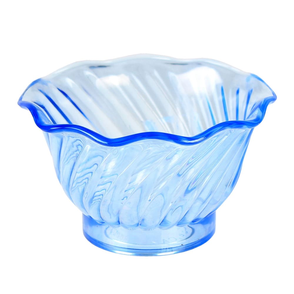 Thunder Group PLDS005B 5 oz Swirl Tulip Dessert Dish, Plastic
