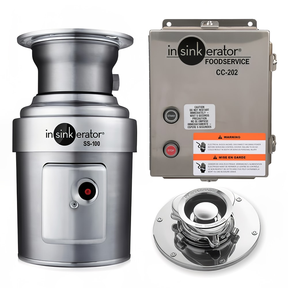 InSinkErator SS-100-5-CC202 Disposer Package w/ #5 Adaptor & CC202 ...