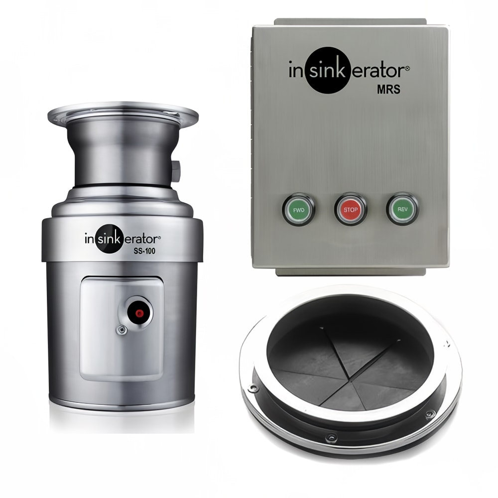 InSinkErator SS-100-6-MRS Disposer Package, #6 Adaptor, Manual Reverse ...