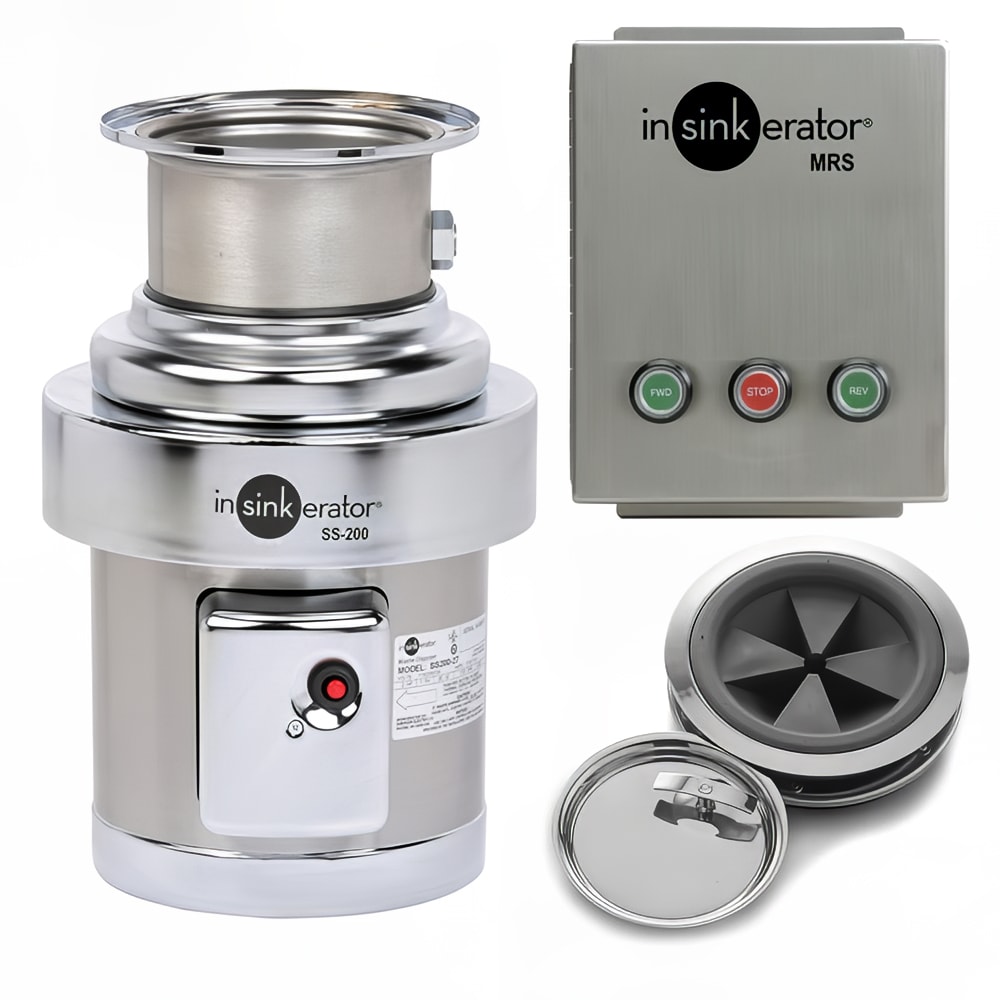 InSinkErator SS-200-7-MRS Disposer Pack w/ #7 Adapter & Manual Reverse ...