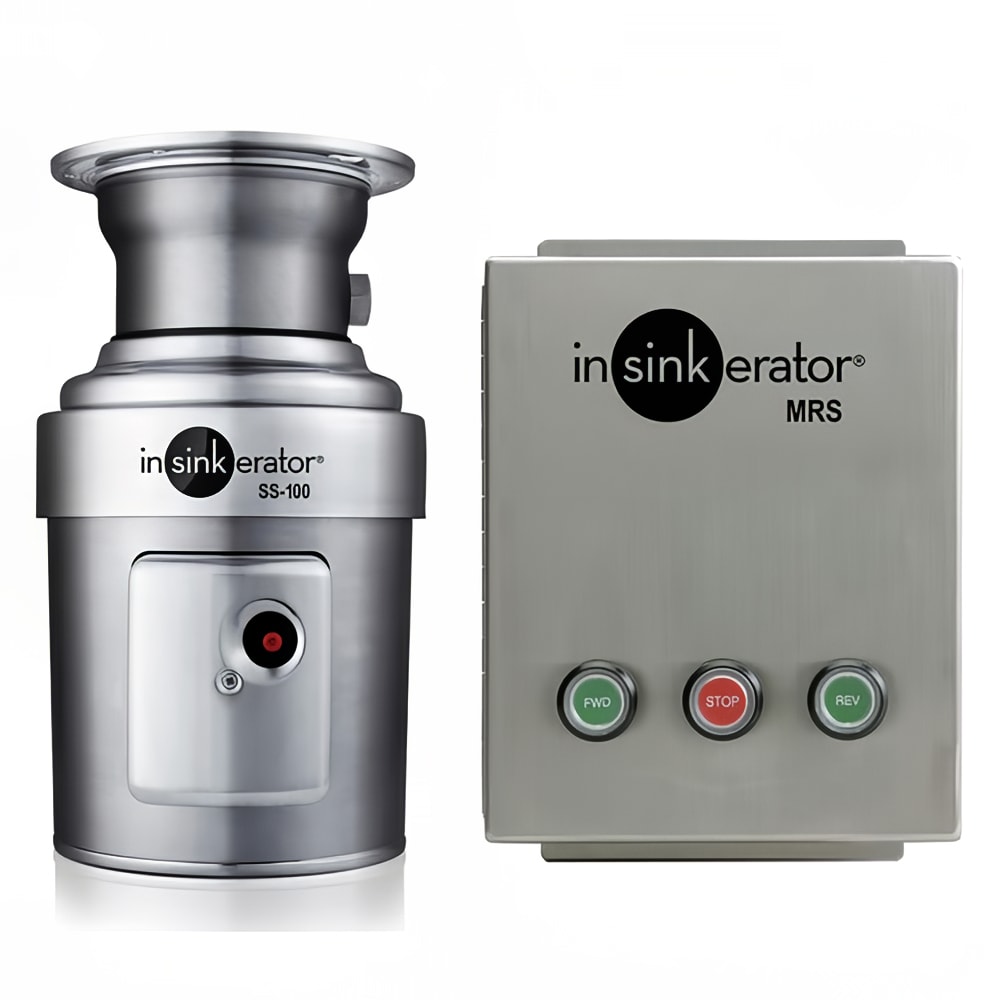 InSinkErator SS-100-12A-MRS Disposer, Basic Unit Only, 1 HP, Stainless ...