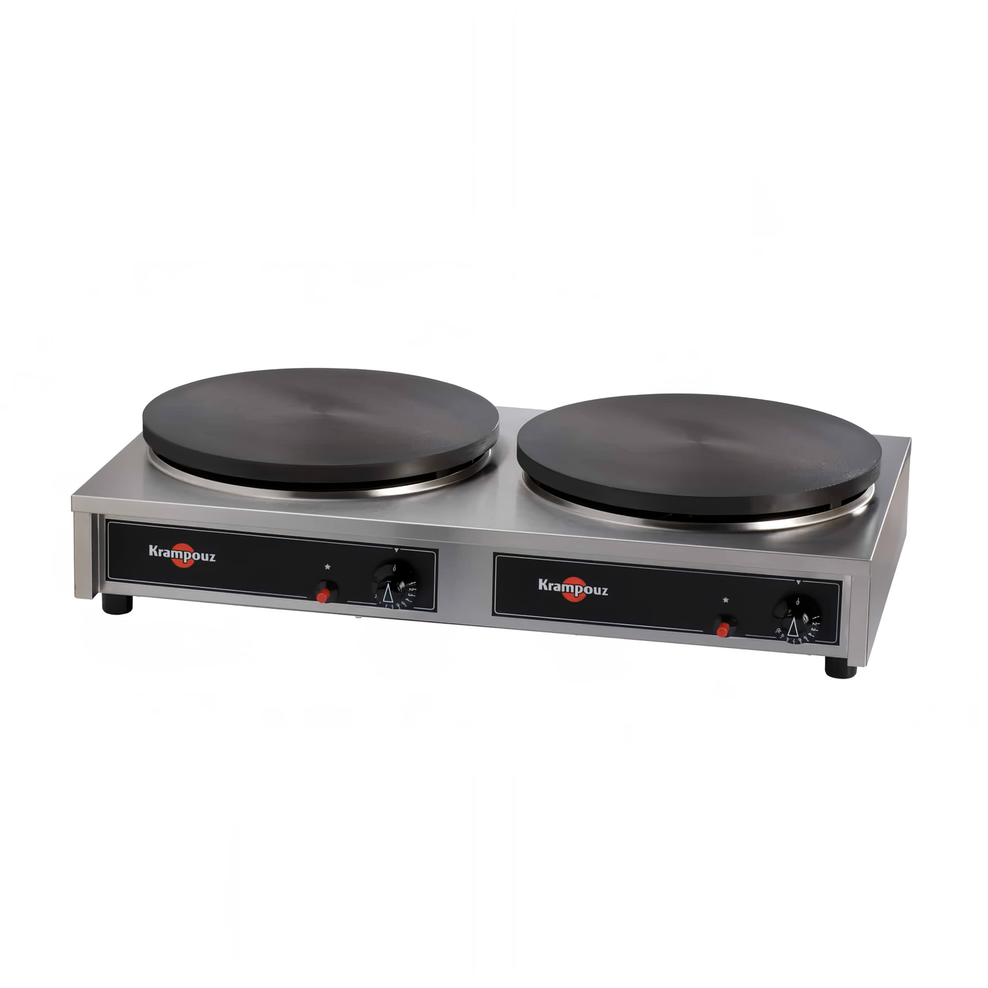 Krampouz 15 3/4" Double Crepe Maker w/ Cast Iron Plates, 24,000 BTU ...