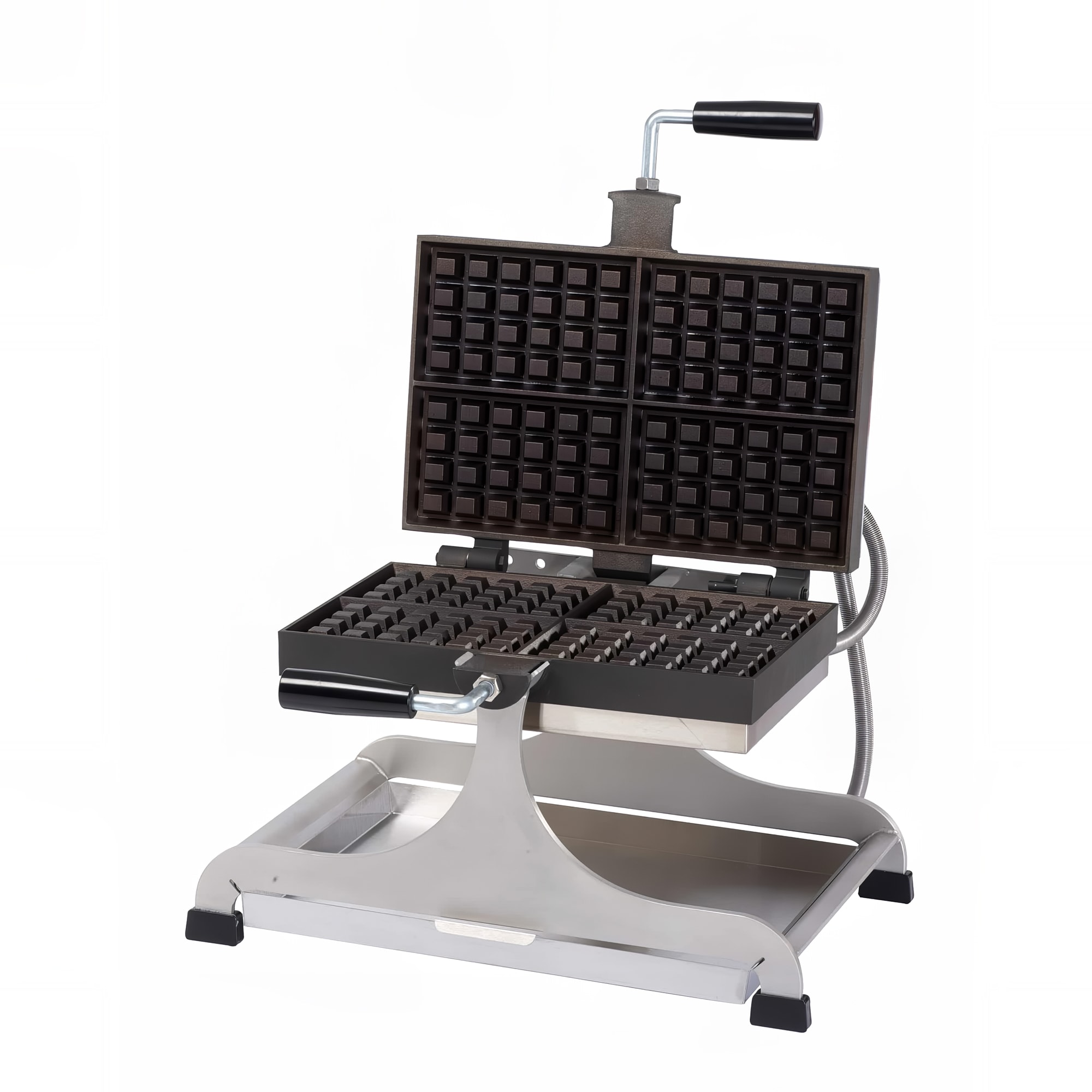 Krampouz Single Brussels Waffle Maker W/ Cast Iron Grids, 2600W (WECCBEAT)