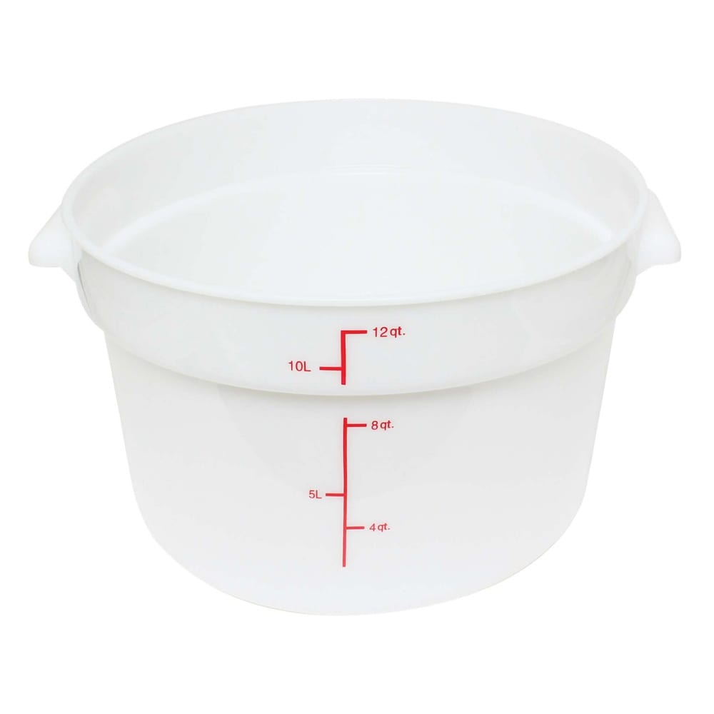 Thunder Group PLRFT312PP 12 qt Round Food Storage Container ...