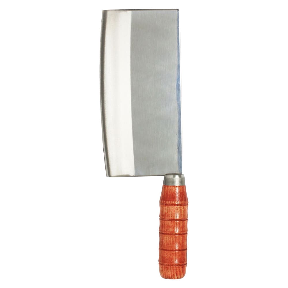 Thunder Group SLKF021 7" Kimli King Knife w/ Wood Handle, Stainless Steel