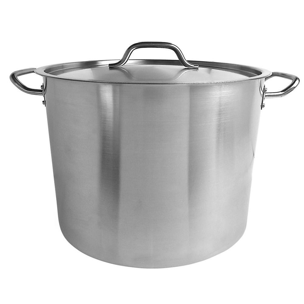 Thunder Group SLSPS4032 32 qt Stainless Steel Stock Pot w/ Cover ...