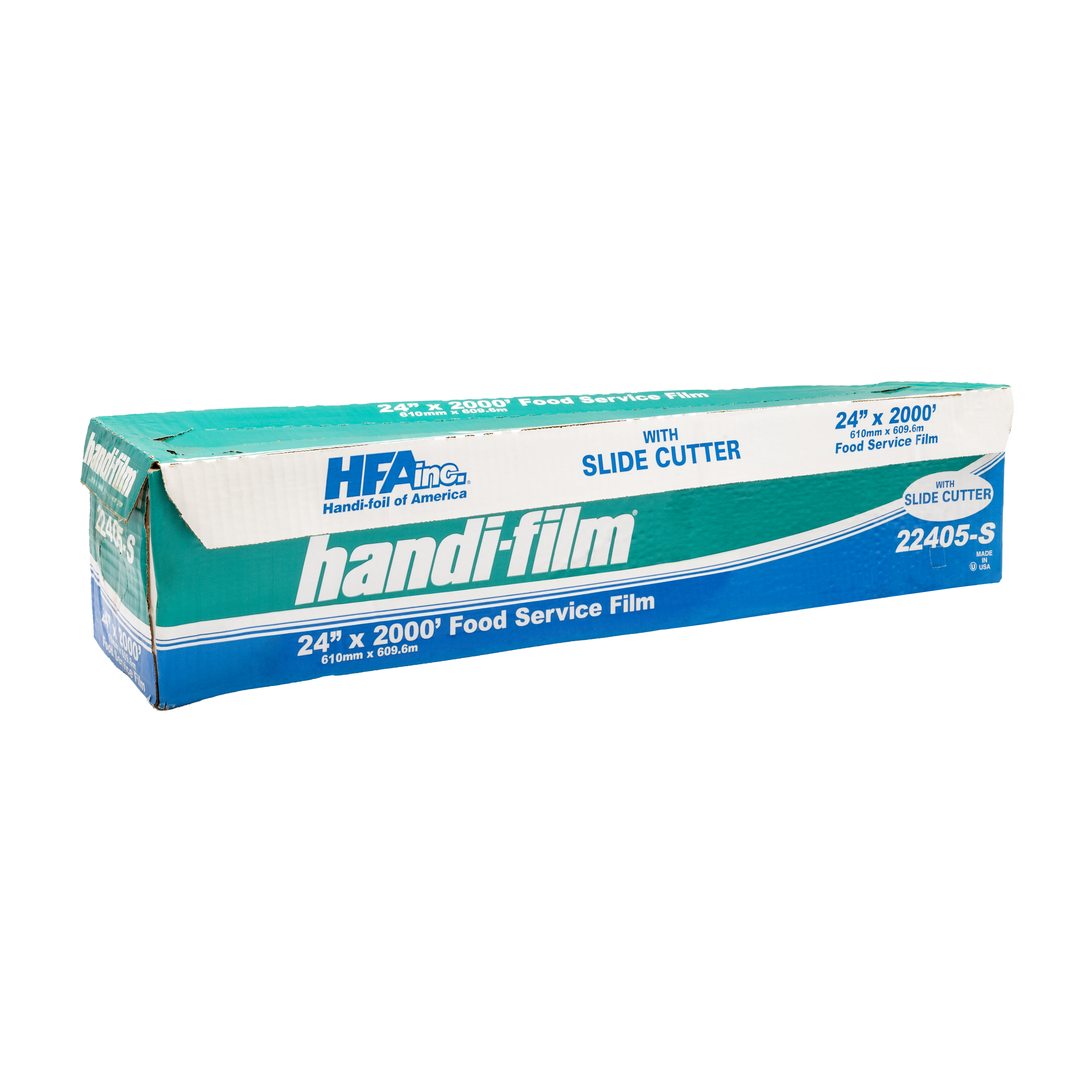 Handi-Foil Handi-Film Foil Roll w/ Slide Cutter - 24" x 2000' (22405-S)