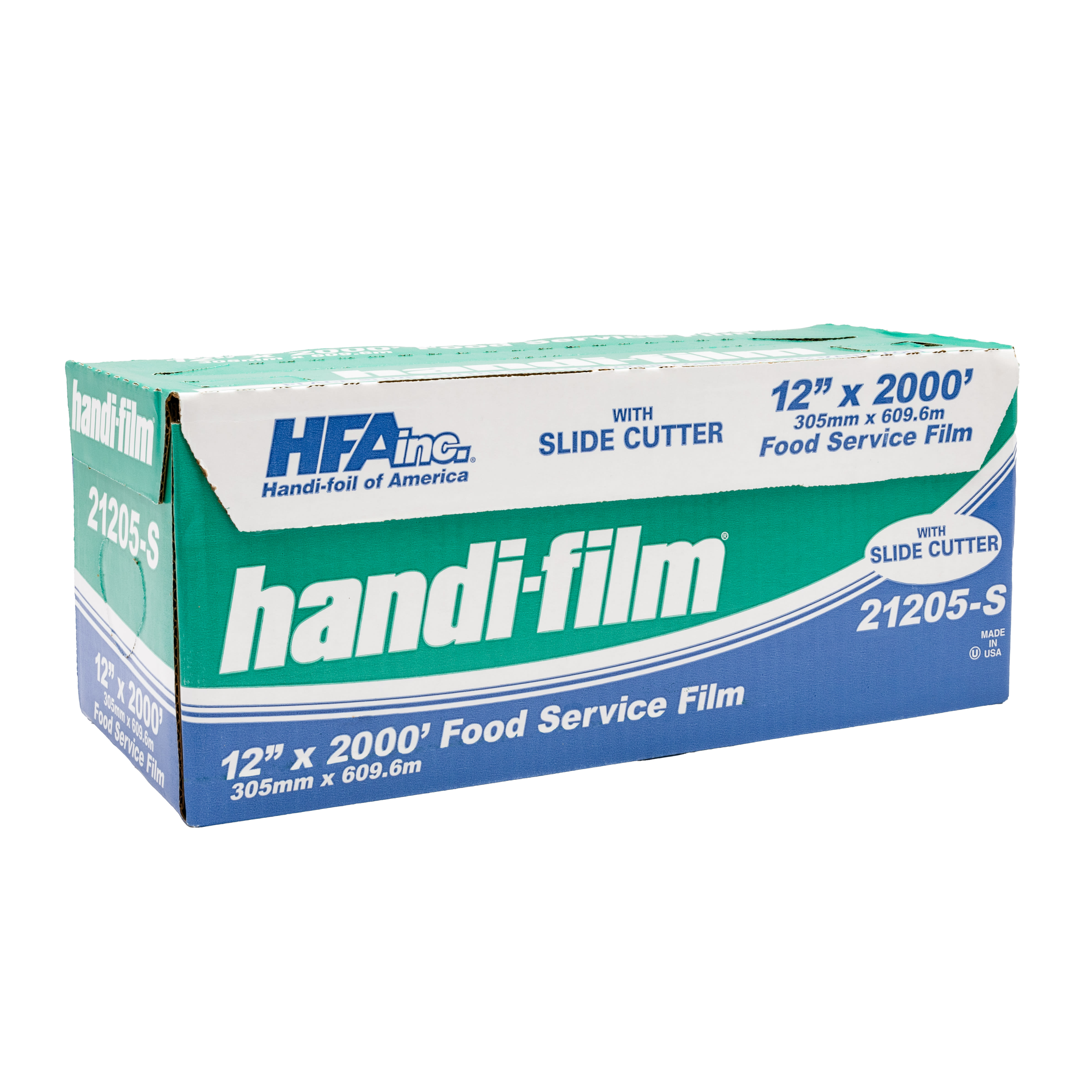 Handi-Foil Handi-Film Foil Roll w/ Slide Cutter - 12" x 2000' (21205-S)