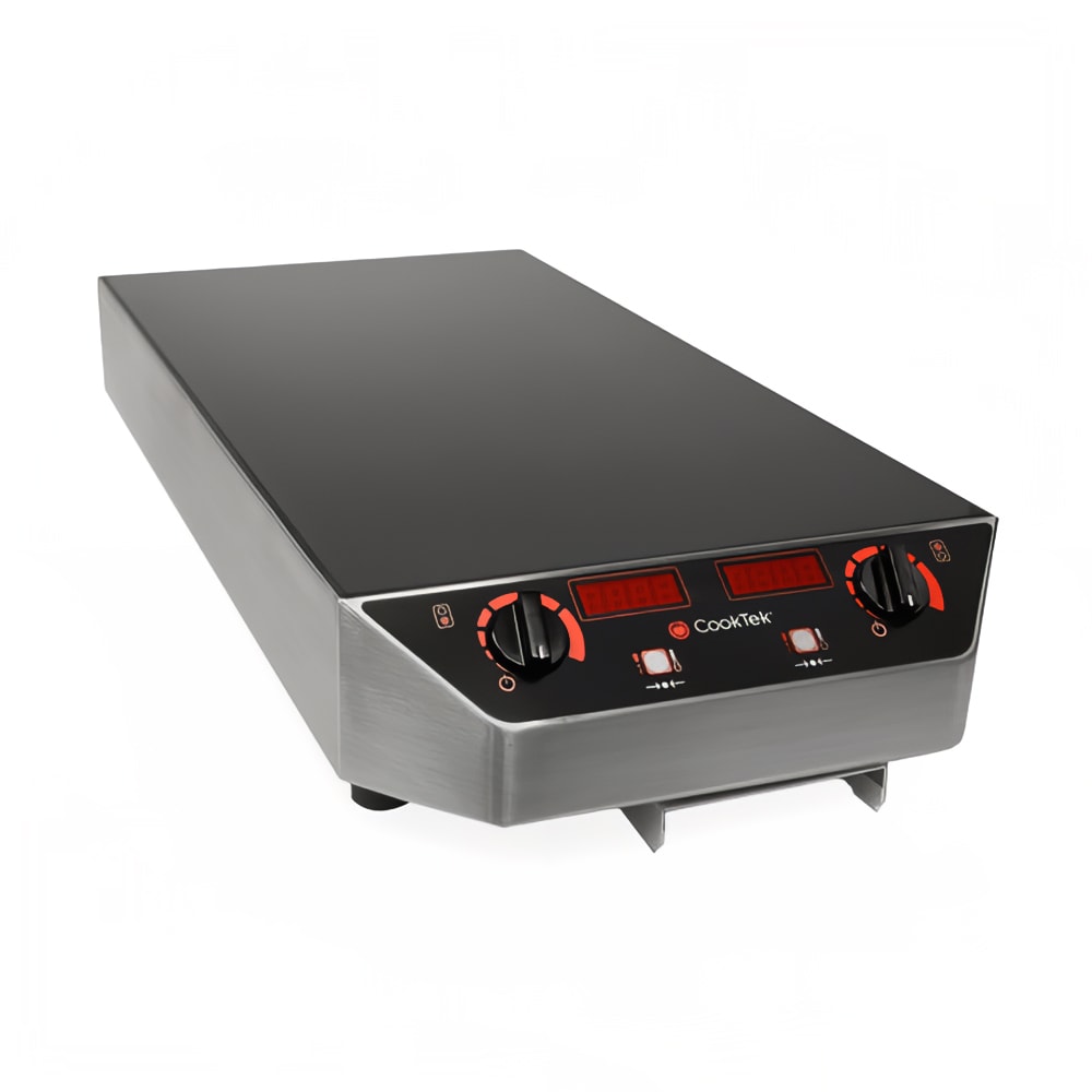 CookTek 601601 Heritage Countertop Induction Cooktop w/ (2) Burner, 200 ...