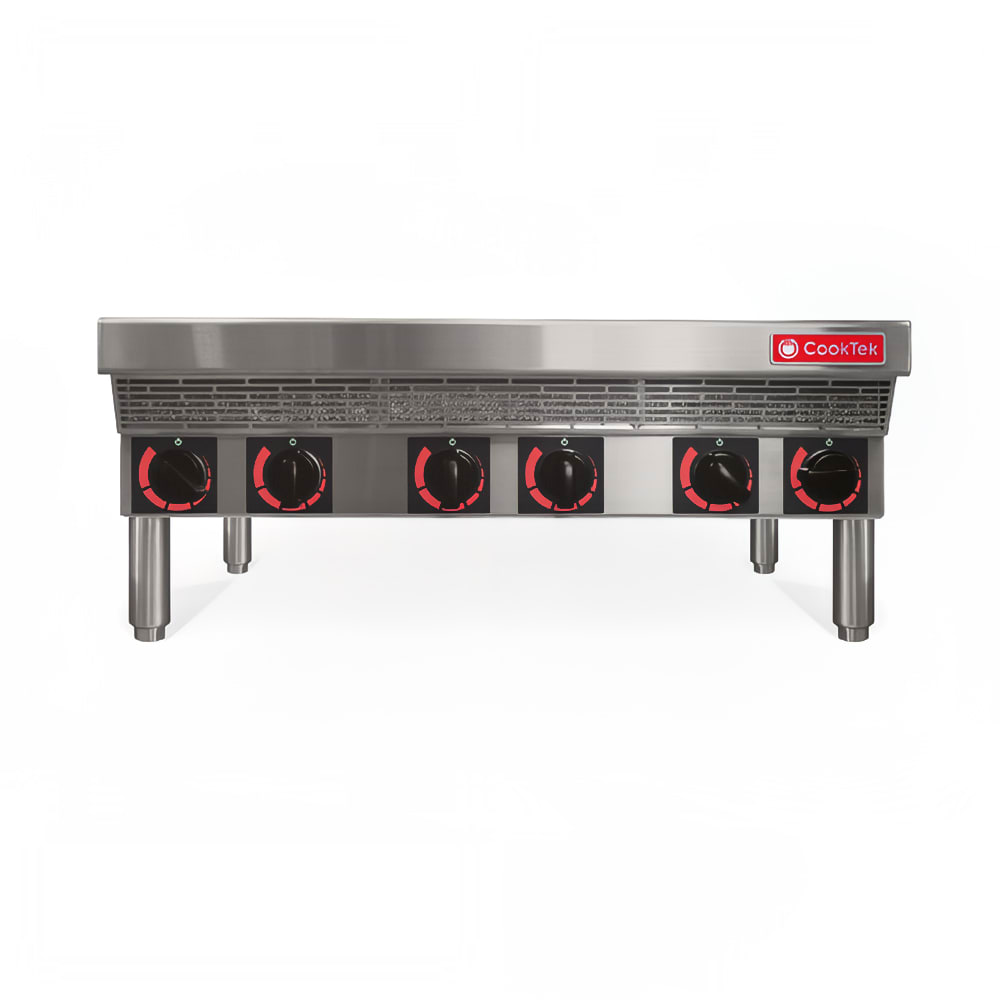 CookTek 641600 Countertop Induction Range w/ (6) Burners, 208v/3ph