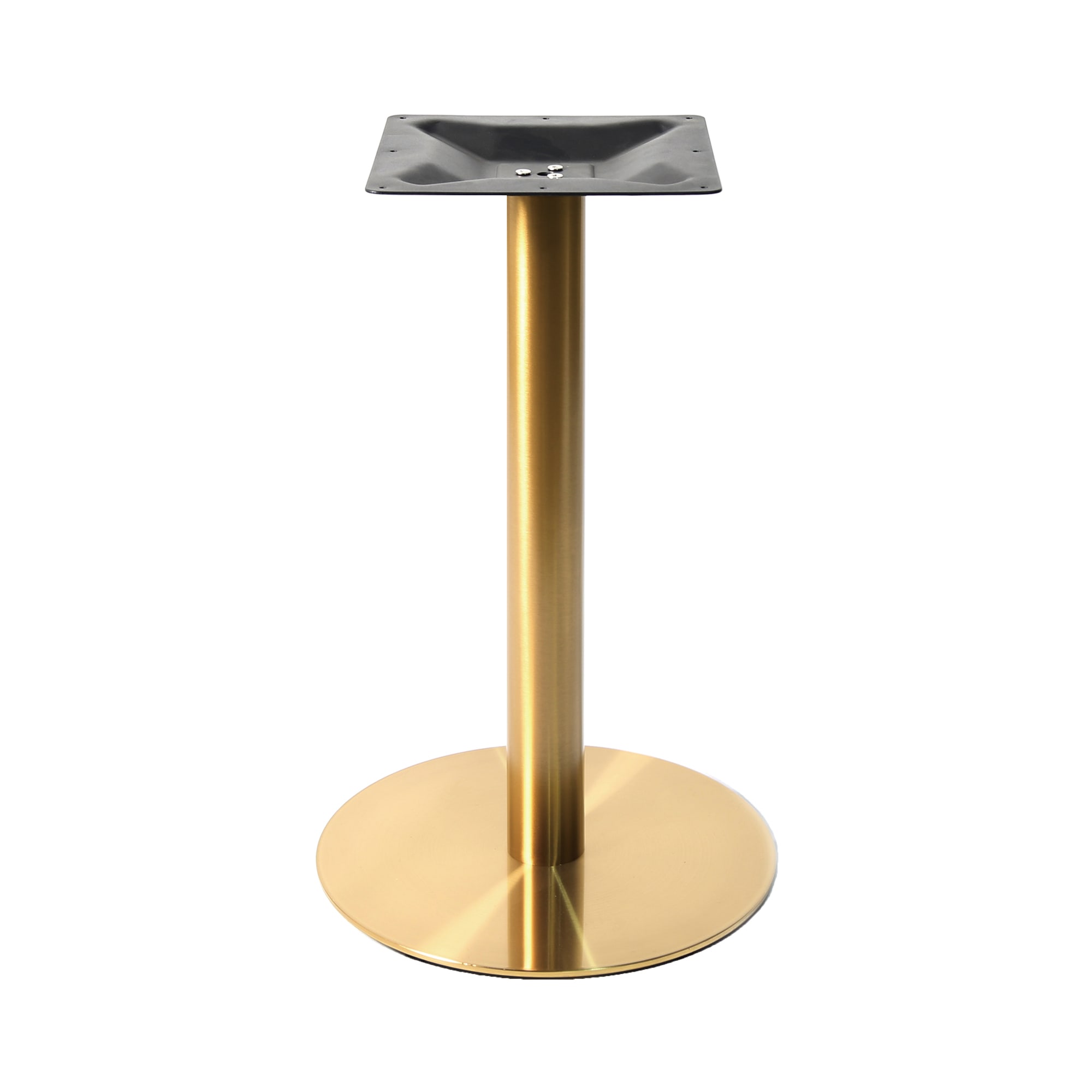 Art Marble 28 3/4" Dining Height Table Base - Indoor/Outdoor, Stainless Steel, Gold (G14-17D)