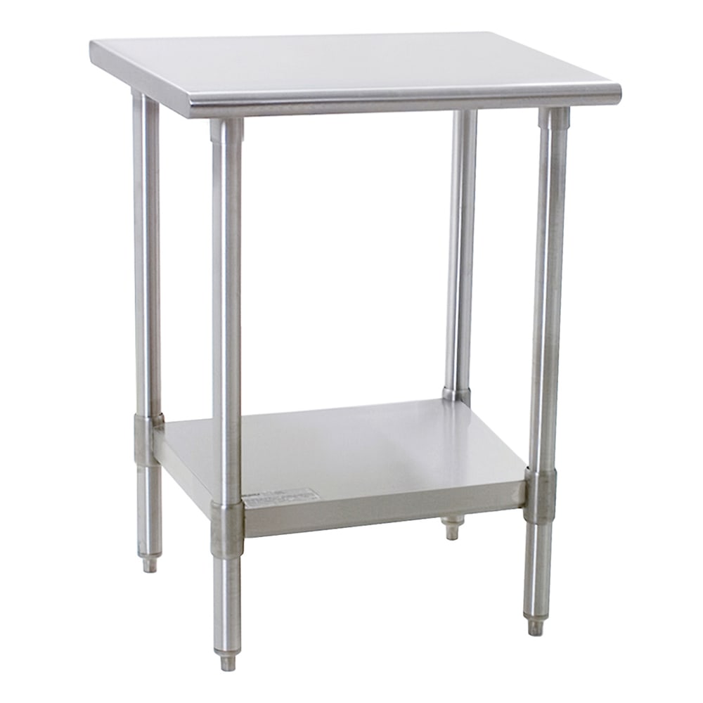 Eagle Group T2424B 24" 16 ga Work Table w/ Undershelf & 430 Series ...