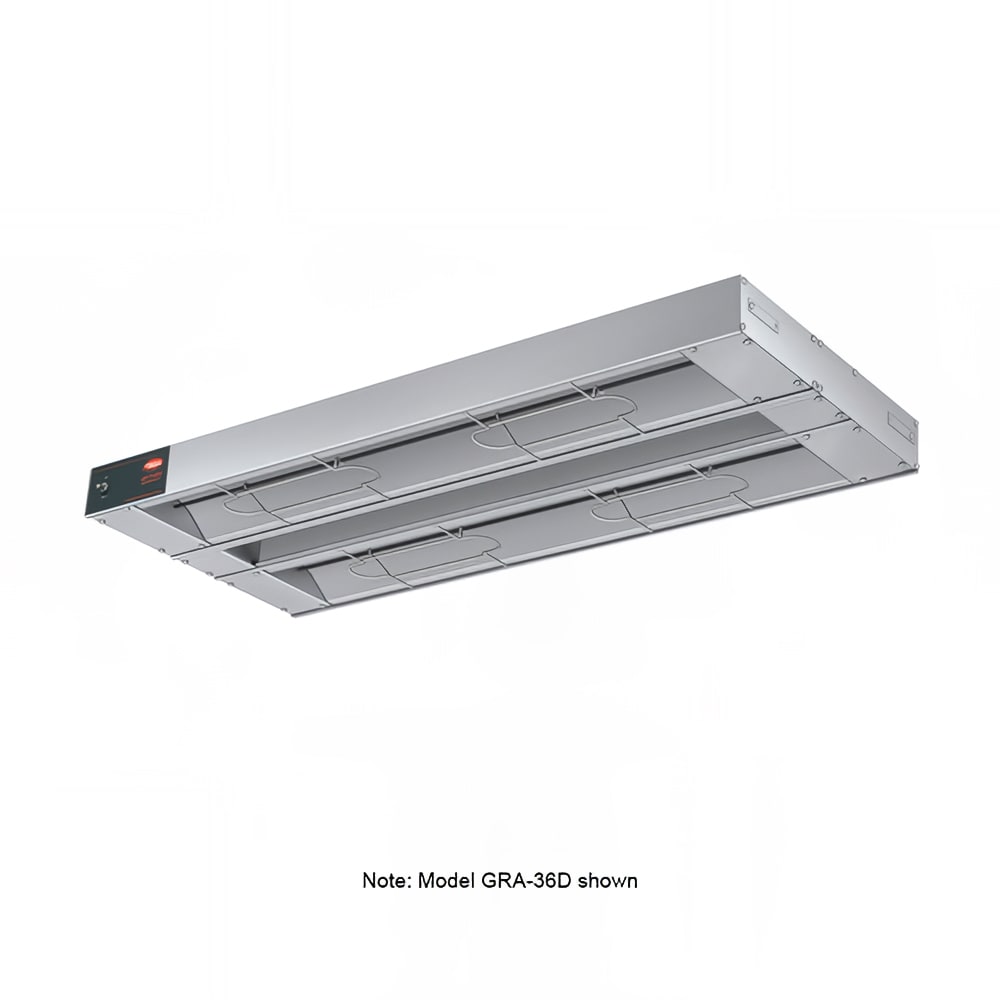 Hatco GRA-48D3 48" Standard Watts Infrared Strip Warmer - Double Rod ...