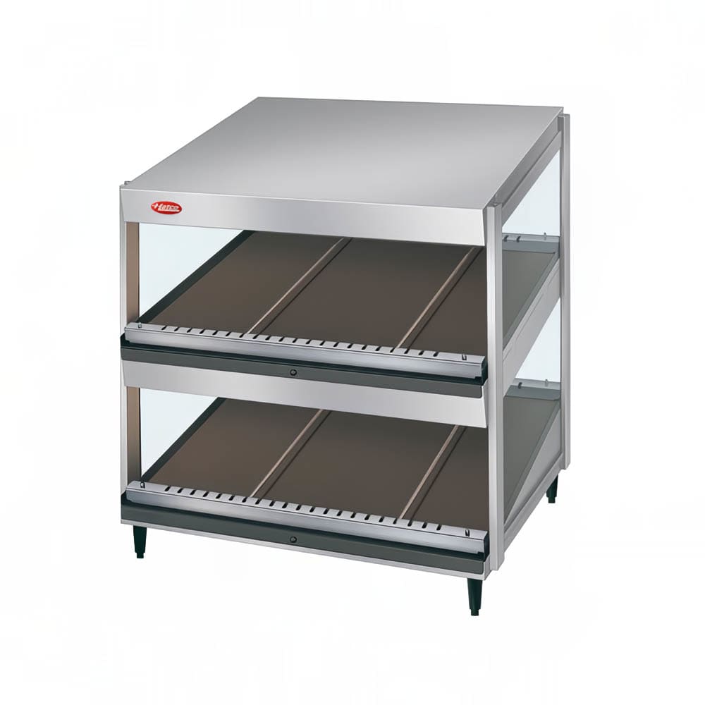 Hatco GRSDS-24D 24" Self Service Countertop Heated Display Shelf - (2 ...