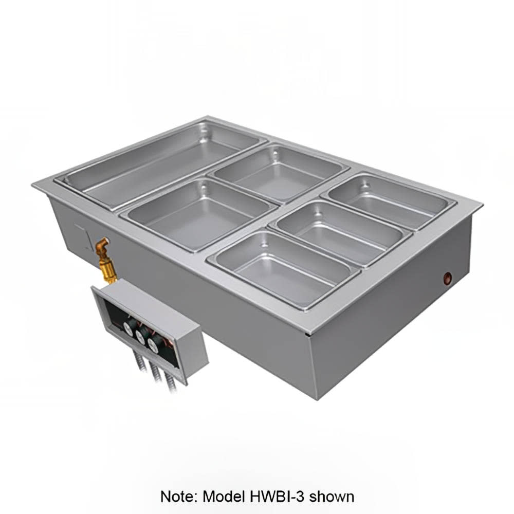 Hatco HWBI-2 Drop-In Hot Food Well w/ (2) Full Size Pan Capacity, 240v/1ph