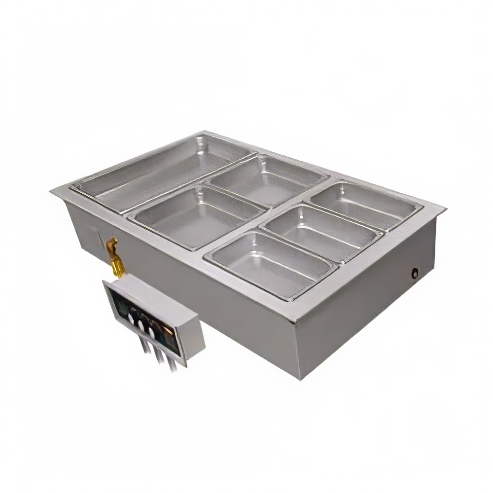 Hatco HWBI-3 Drop-In Hot Food Well w/ (3) Full Size Pan Capacity, 240v/1ph