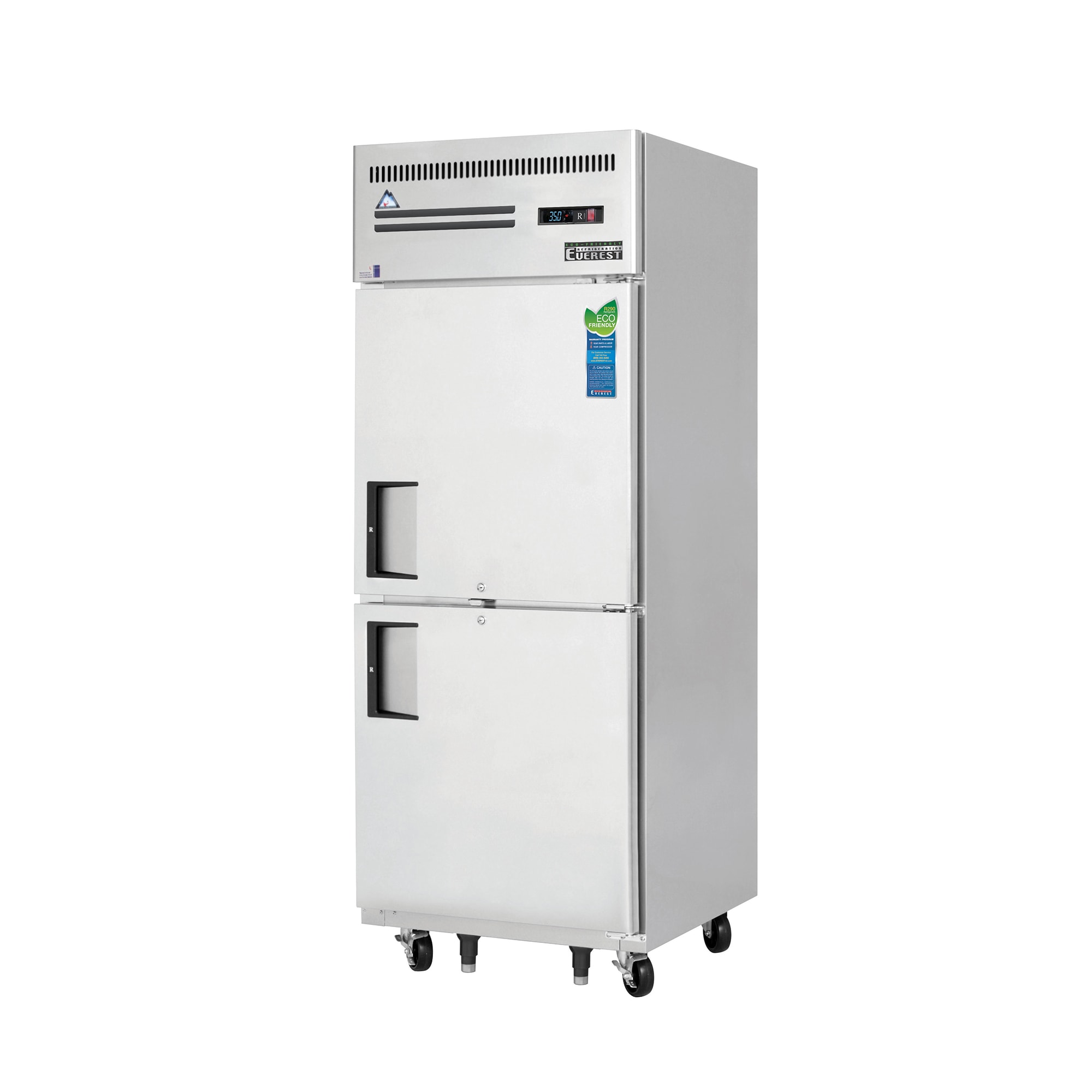 Everest Refrigeration ESRH2 29 1/4" One Section Reach In Refrigerator ...