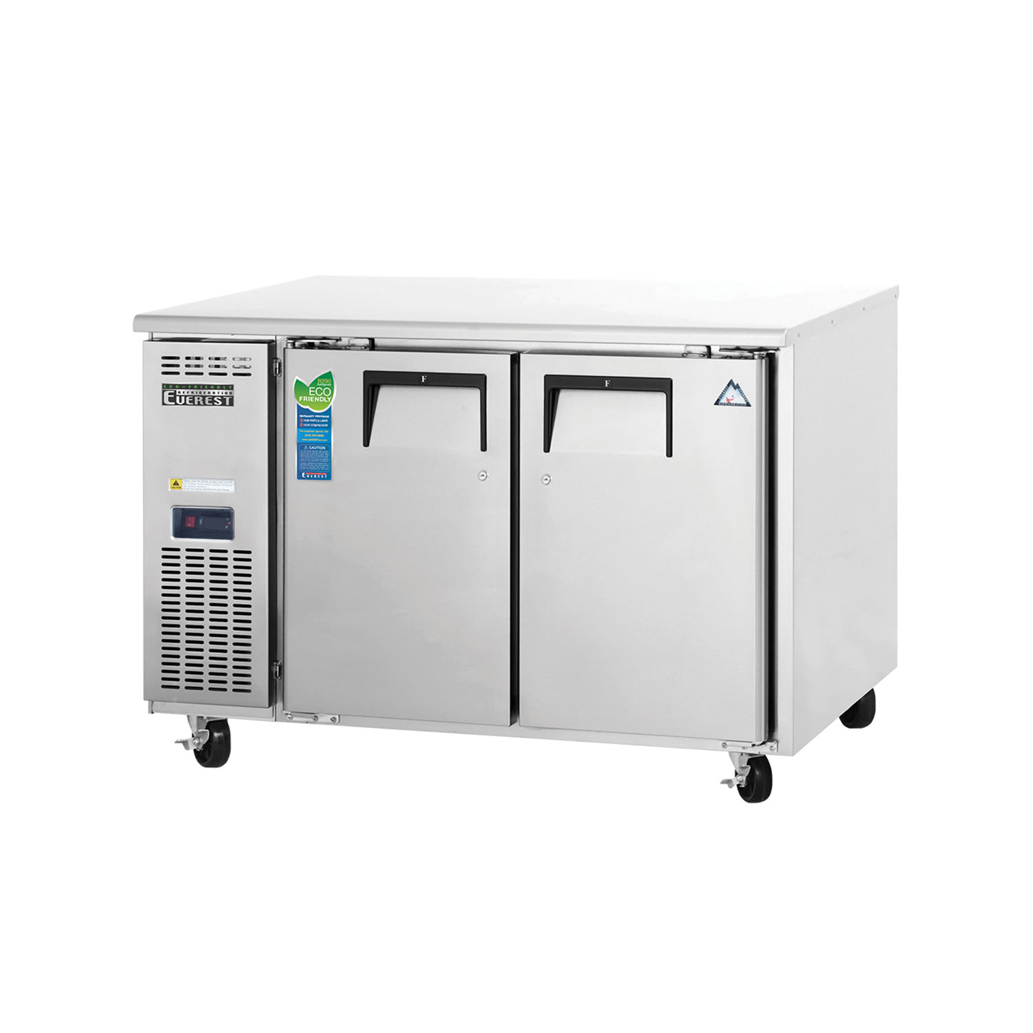 Everest Refrigeration ETF2 47 1/2" W Undercounter Freezer w/ (2 ...