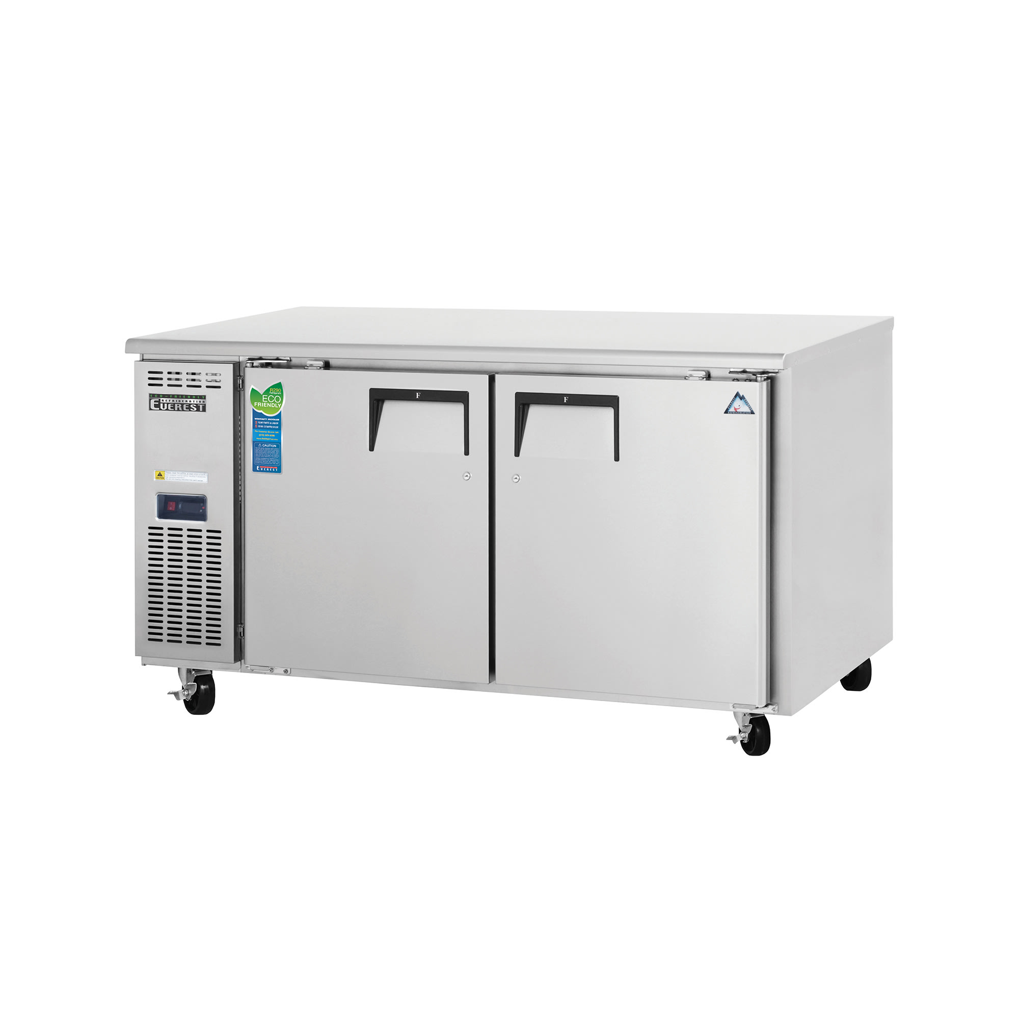 Everest Refrigeration ETWF2 59 1/4" W Undercounter Freezer w/ (2 ...