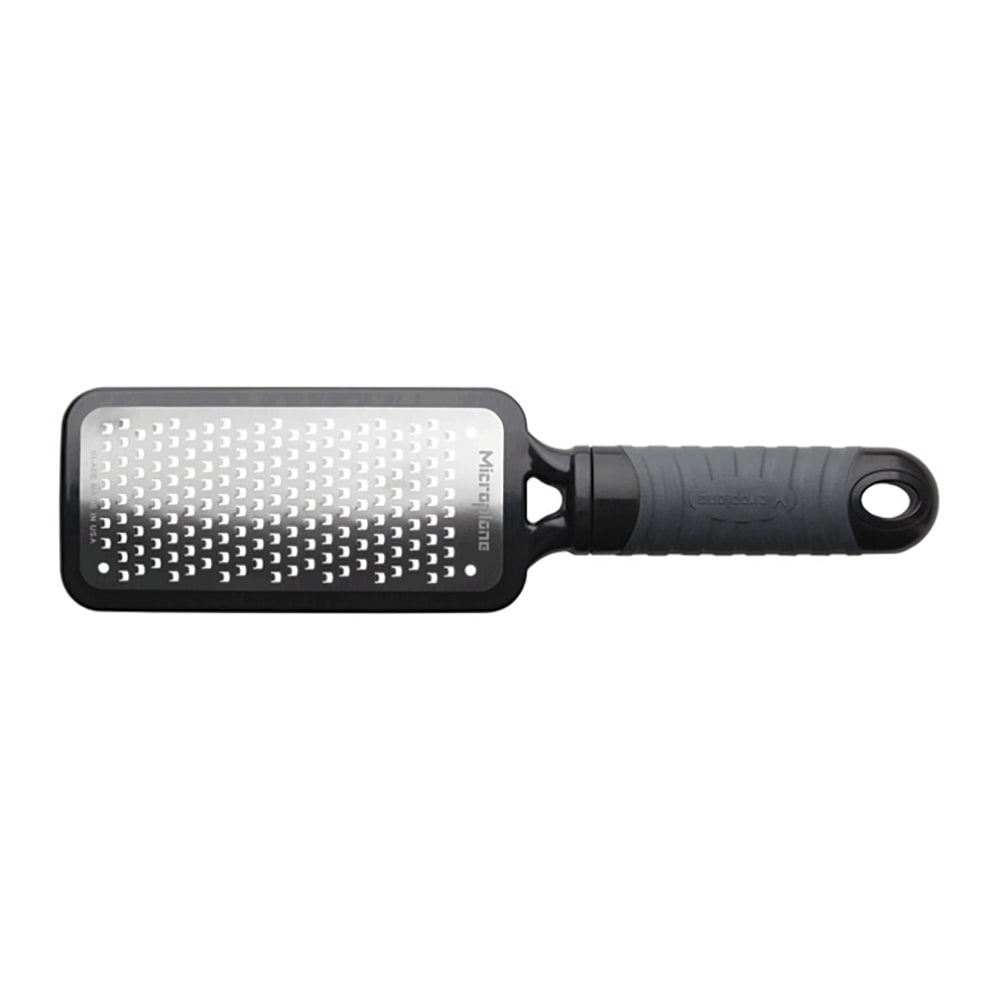 Microplane Coarse Grater w/ Black Plastic Handle, Stainless (444001)