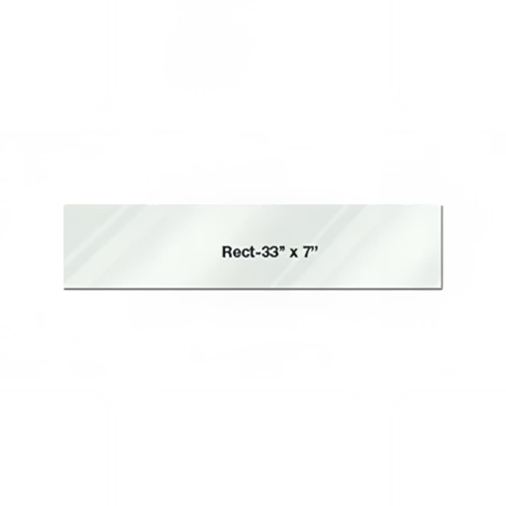 Eastern Tabletop 0507AC Rectangular Riser Shelf - 33"L x 7"W, Acrylic ...