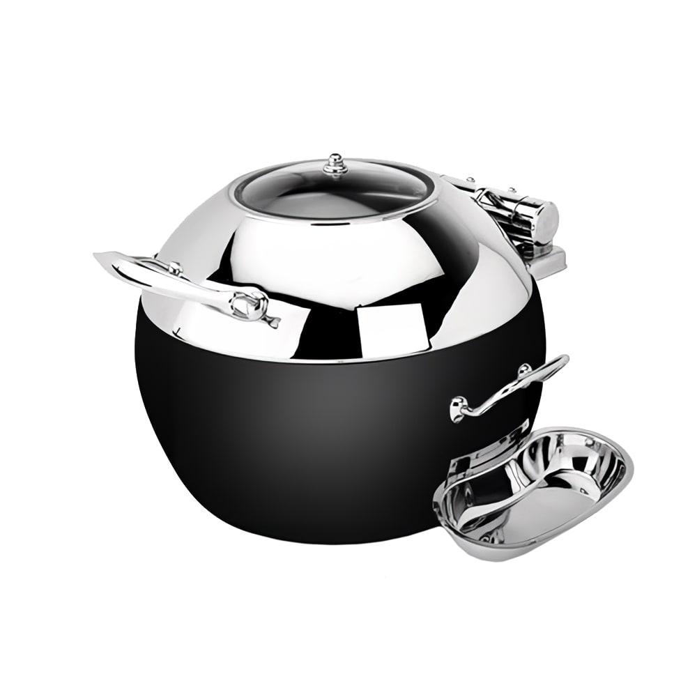 Eastern Tabletop 39311GMB 11 qt Round Induction Soup Chafer w/ Hinged ...